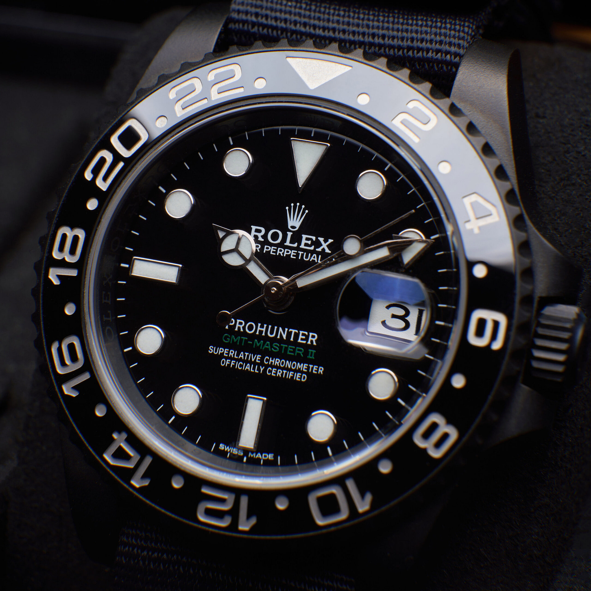 Stealth Military GMT-Master II - Pro Hunter